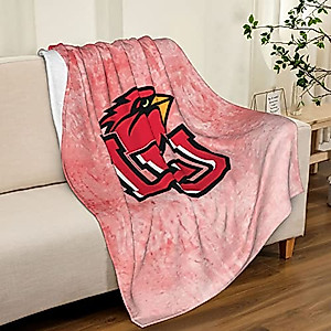 Lamar University Flannel Throw Blanket, 40x60 Inches Soft Blanket for Couch, Cozy, Warm ，All Season.