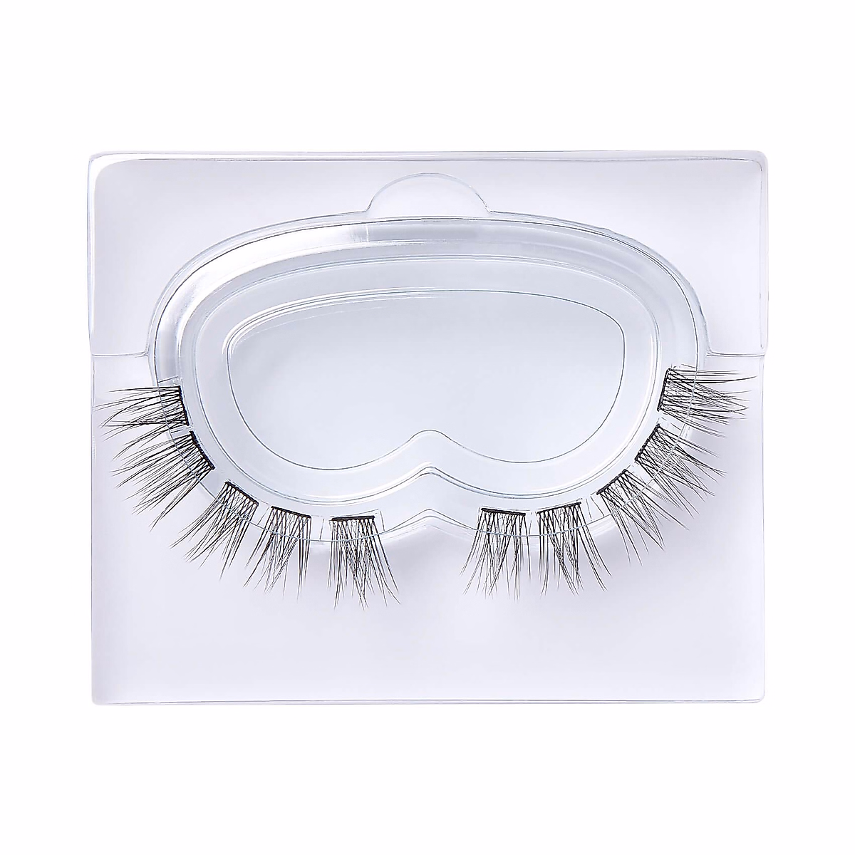 KISS Falscara DIY Eyelash Extension Lengthening Wisps - Featherlight Synthetic Reusable Artificial Eyelashes Pack of 10 Mini Lash Clusters for that Authentic Eyelash Extension Look