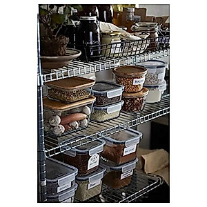 IKEA 365+ Polypropylene Leak-proof Microwave Safe square-shaped Food Container With Lid - 750 ml, Transparent