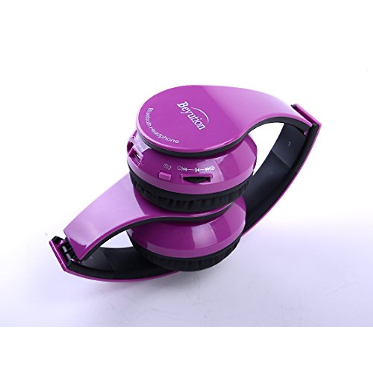 Beyution Wireless Bluetooth Headphones for Apple iPhone 6/6plus/5s/5/5c/4s/4/3/2 all Ipad iTouch Mac IPOD SAMSUNG GALAXY S5/S4/S3; Note 2/3/4 LG and all portable deive with bluetooth (513 Pure Purple)
