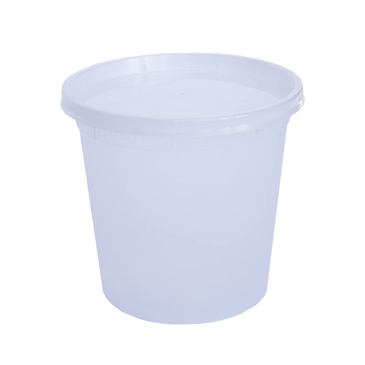 Plastic Food Storage Container Set (48 SET, 24 OZ) - Microwave and Dishwasher Safe - BPA Free