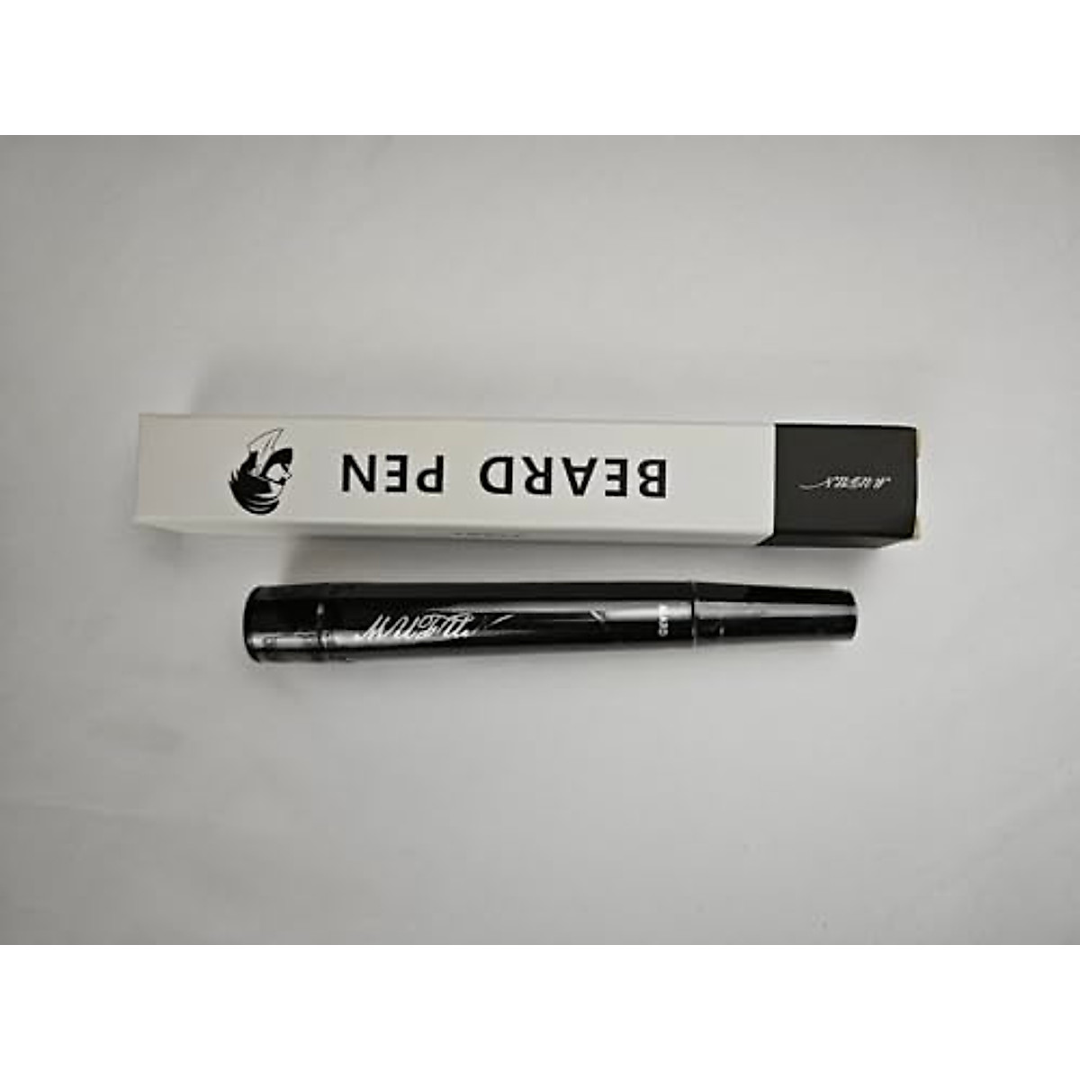 Beard Pencil Filler for Men - Sweat Proof, Water Resistance, Long Lasting & Natural Finish barber Pencil, Mustache Repair Shape (BLACK)