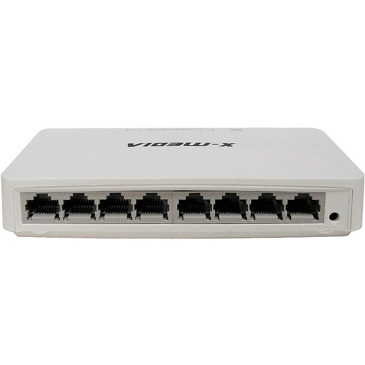 X-MEDIA XM-SW3008D 8-Port 10/100/1000Mbps Gigabit Ethernet Unmanaged Desktop Switch, Plug & Play