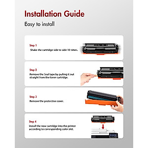 054H Toner Cartridge Set 2 Black 054 | Replacement for Canon 054H Toner, Compatible with Canon Color imageCLASS MF642Cdw Toner Cartridges, MF644Cdw, MF641Cdw, MF644Cdw, LBP622Cdw Laser Printer 2 Pack