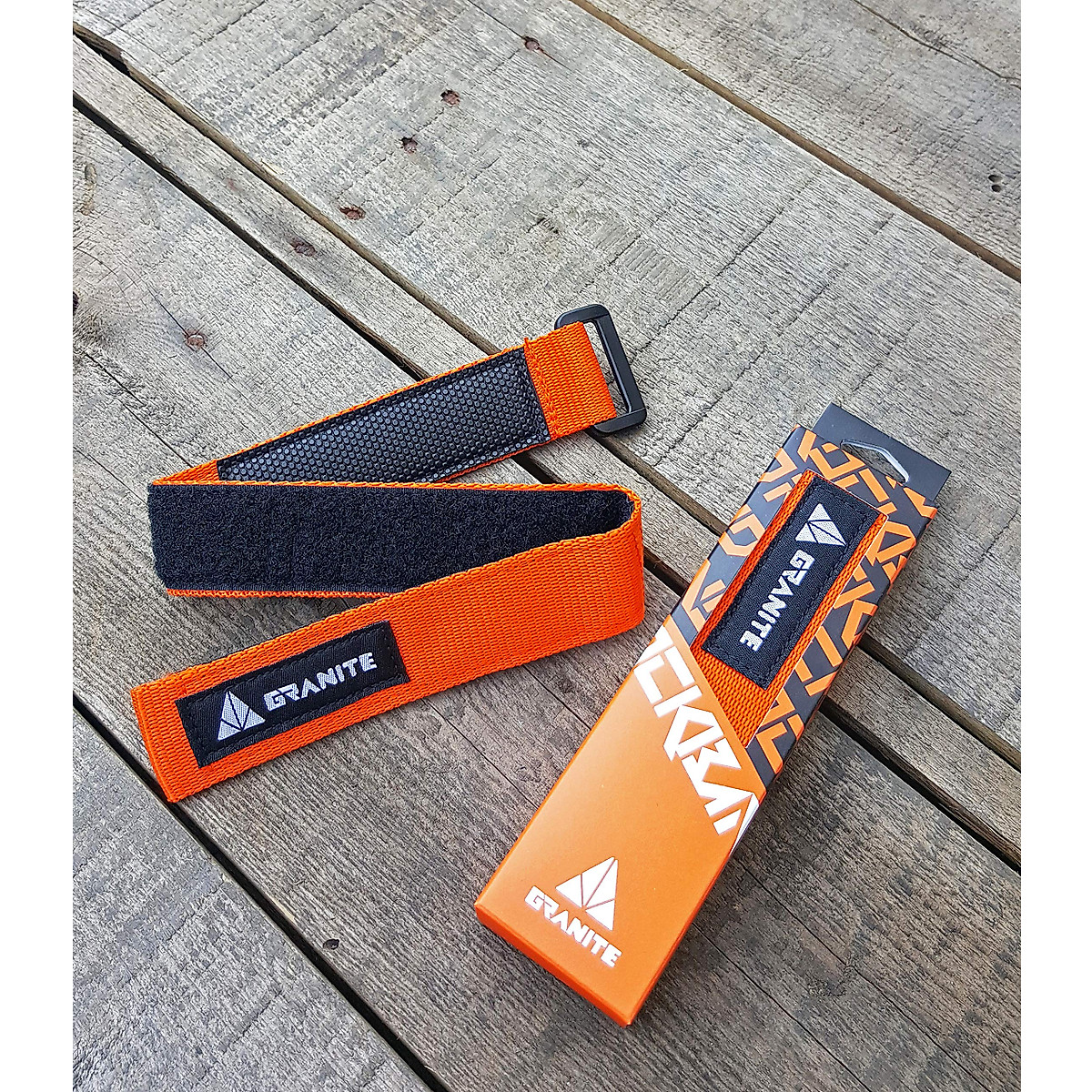 Granite Rockband MTB Frame Carrier Strap for Inner Tubes and Bike Tool Kit, Bike Storage Solution for Attaching Extra Gear on Your Mountain Bike, BMX Bike, Road Bike and Gravel Bike (Black)