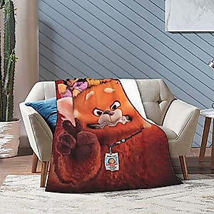 Aeefnuie Turning Red Blanket Sofa Blankets Flannel Blankets Throw Blankets Air Conditioning Blankets 50''X40''