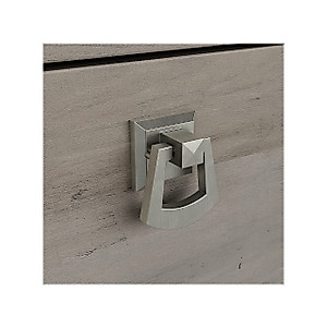 Bush Furniture Salinas Entryway Storage Set with Hall Tree, Shoe Bench and Accent Cabinet in Driftwood Gray