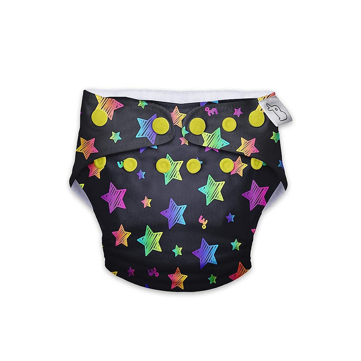 SuperBottoms New UNO Freesize Cloth Diaper, Cloth Diaper for Babies 0 to 3 Years, Washable & Reusable Cloth Diaper, Comes with Cloth Diaper Insert, 1 Diaper and 1 Organic Cotton Soaker