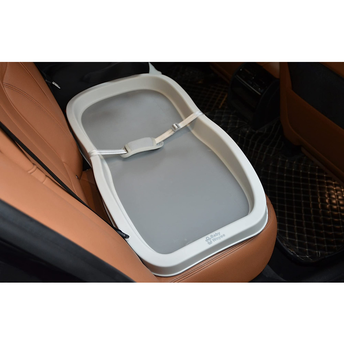 Baby Woyee Duraking Pro 4 in 1 Baby Changing pad Washable Portable Diaper Toy bar Changing Tray Non-Slip no Stain Waterproof Changing Table (Gray)