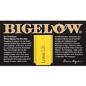Bigelow, Black Tea, Lemon Lift, 20 Tea Bags, 1.37 oz (38 g)