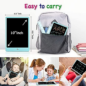 ORSEN LCD Writing Tablet 10 Inch, Colorful Doodle Board Drawing Pad for Kids, Drawing Board Writing Board Drawing Tablet, Educational Christmas Boys Toys Gifts for 3 4 5 6 Year Old Boys, Girls