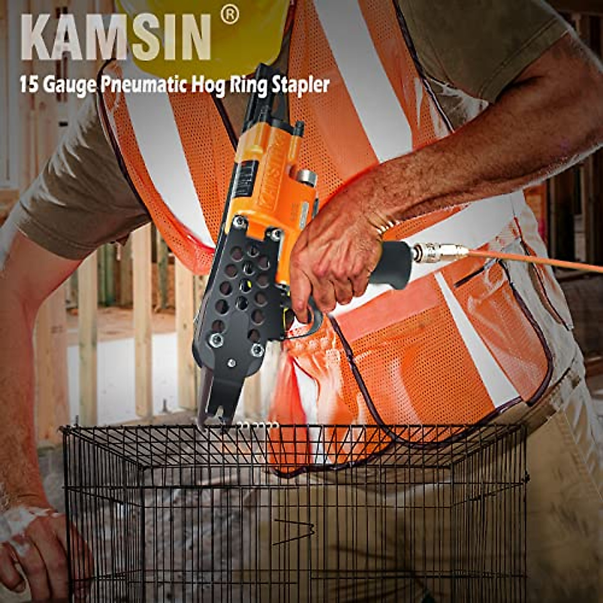 Kamsin K-SC7E Pneumatic Hog Ring Gun – Durable, Efficient