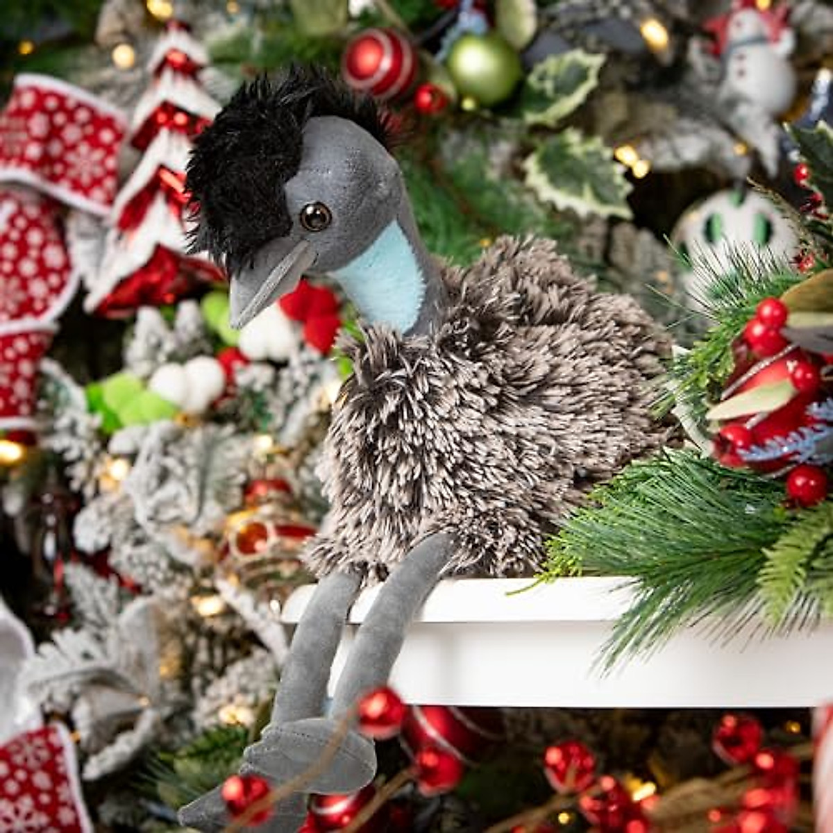 The Petting Zoo Emu Stuffed Animal, Gifts for Kids, Wild Onez Zoo Animals, Emu Plush Toy 12 inches