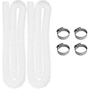 Swimming Pool Replacement Hose, Replacement Hose for Above Ground Pools, Filter Pump Hose 1.25" Diameter for Pump Models（330 GPH, 530 GPH, 1,000 GPH） (2PCS)…