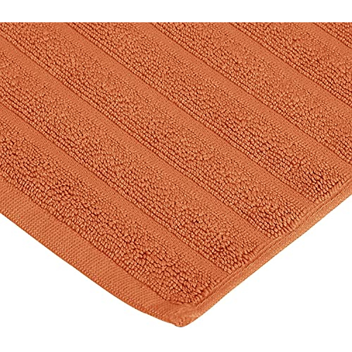 Bath Mats Set 1000 Gram Long-Staple Combed Cotton for Bathroom, 2 Piece, Copper