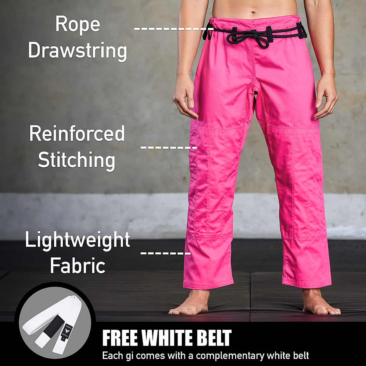 Elite Sports Ultra-Light Women's BJJ GI - IBJJF Jiu-Jitsu GI for Girls and women (See Special Sizing Guide)