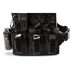 Molle Mag Pouch for Rifle & Pistol Ammo, Super Durable, Lightweight and Secure. Triple Stacker Magazine Pouch for High Speed Use