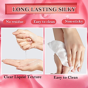 YOSPOSS Strawberry Flavored Water-Based Lubricant 8 Fl Oz, Silky Smooth Personal Lube for Women, Men and Couples, Sugar-Free, Non-Staining