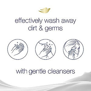 Dove Beauty Bar More Moisturizing Than Bar Soap Gentle Exfoliating With Mild Cleanser For Softer And Smoother Skin 3.75 oz Pack of 14