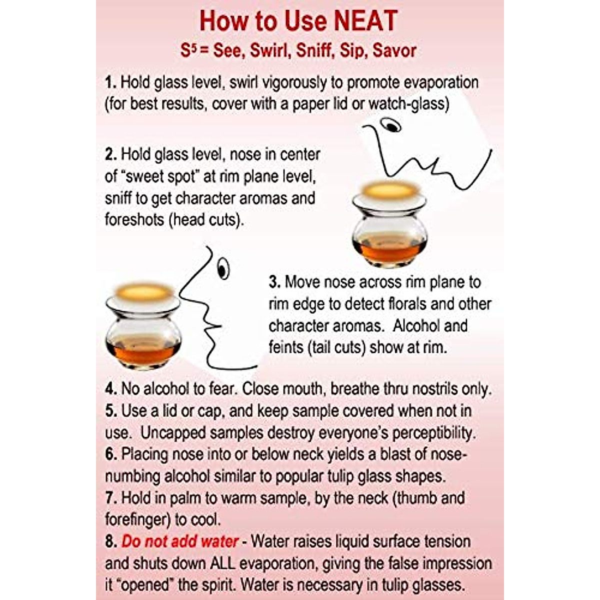 The NEAT Glass Official Competition Judging Glass 2 Pack Clear