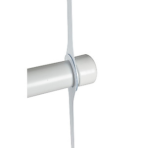 SSWBasics White PVC Tubular Ladder Mannequin - Great for Displaying Housewares, Bedding and Clothing