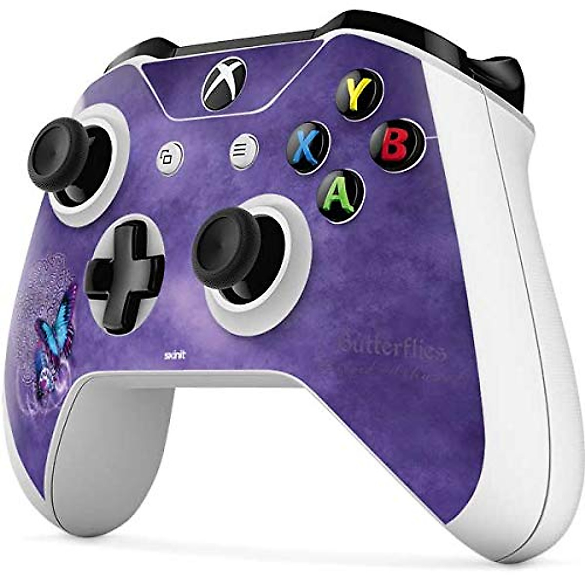 Skinit Decal Gaming Skin Compatible with Xbox One S Controller - Officially Licensed Tate and Co. Butterfly Celtic Knot Design