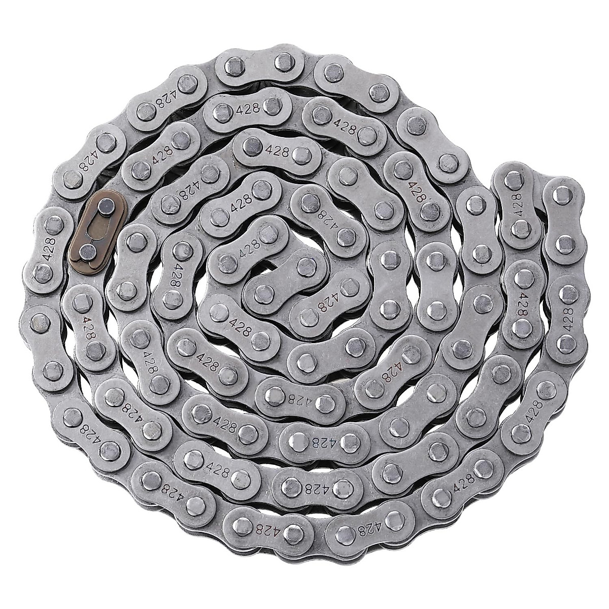 KAMIER 428 Drive Chain 102 Link with Chain Breaker for 50cc 70cc 90cc 110cc 125cc CT90 CT110 TaoTao TForce Coolster Vitacci Apollo Trailmaster Pit Dirt Bike 4 Wheeler ATV Quad Go Kart Heavy Duty Parts