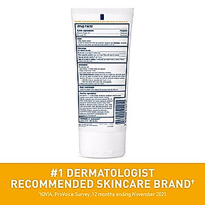 CeraVe 100% Mineral Sunscreen SPF 50 | Body Sunscreen with Zinc Oxide & Titanium Dioxide for Sensitive Skin | With Hyaluronic Acid and Ceramides | 5 oz