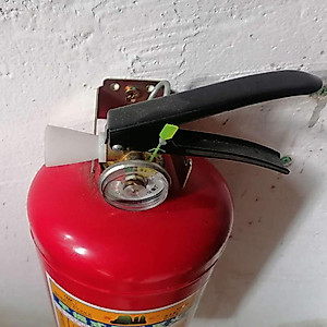 Fire Extinguisher Bracket - (Lot of 2) Fork Style, Wall Hook, Mount, Hanger for 5 to 13lb. Extinguishers with Valve Body Slots