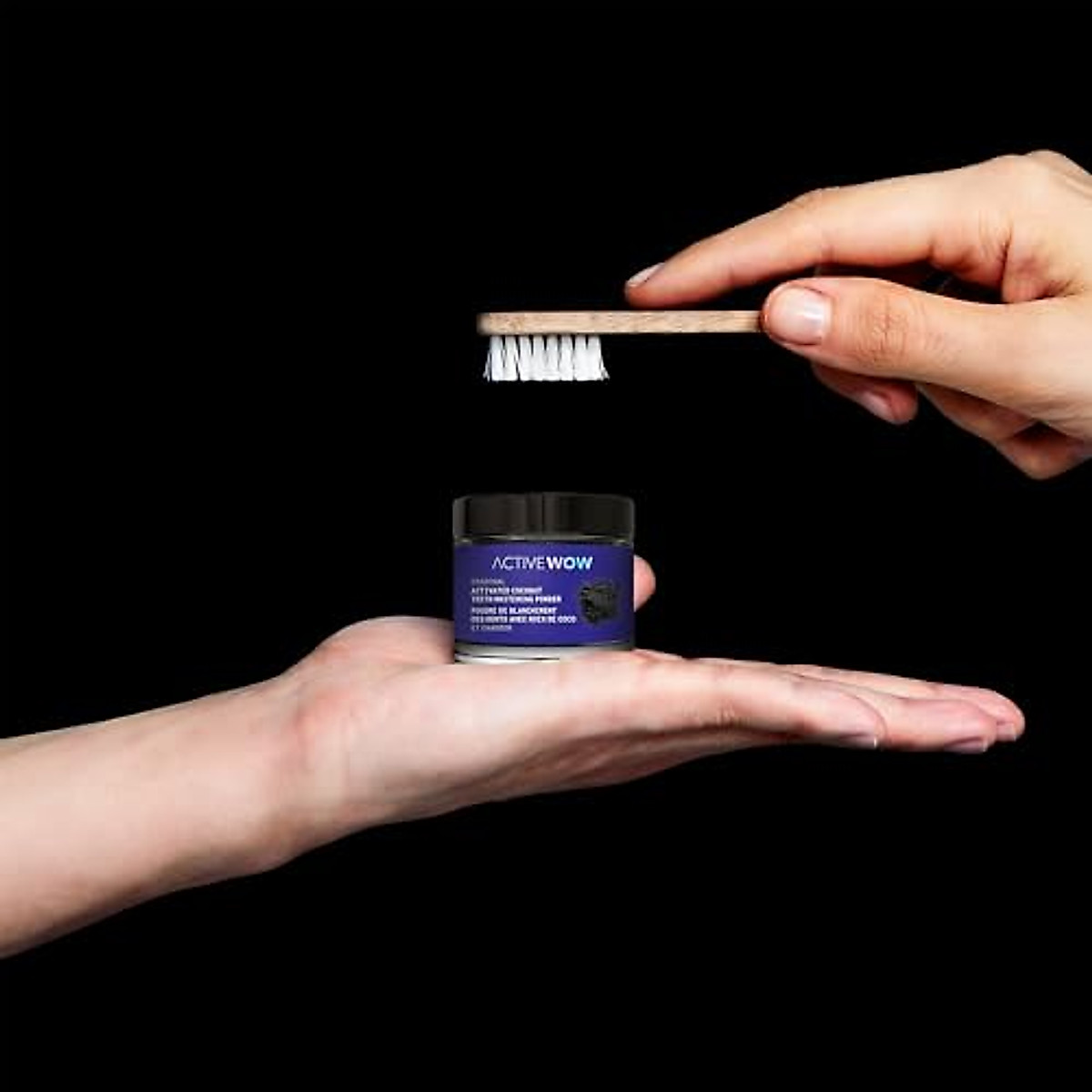 Active Wow Teeth Whitening Charcoal Powder Natural