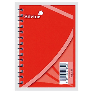 Silvine Spiral Note Book 7mm Ruled Feint 7x4.4" 76 Pages Lined 058