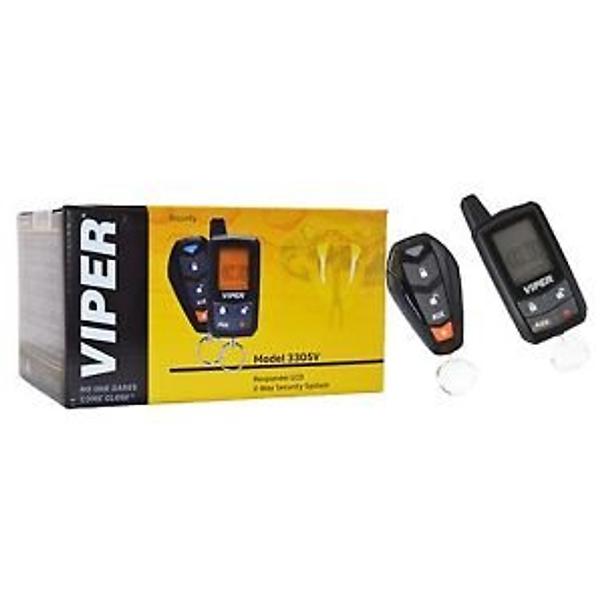 Viper Alarm Mobile 2 Way Car Pager Security System Responder LCD Keyless 3305V