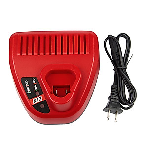 Replacement for M-12 Rapid Charger for Mil 12 Volt for M12 Tools Lithium ion Red XC 12V Battery Charger