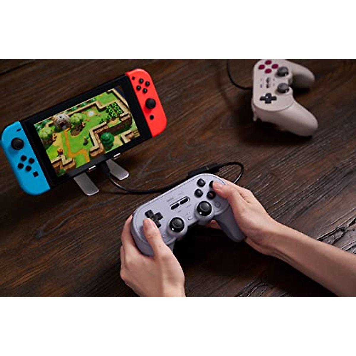 8BitDo Pro 2 Wired Controller for Switch, Windows, Steam Deck & Raspberry Pi (G Glassic Edition)