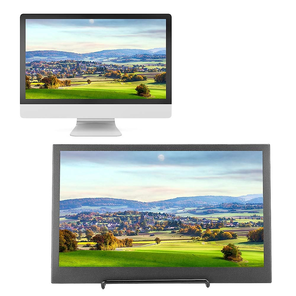 11.6 inch Portable Monitor, HDR High-Definition 16: 9 Screen Display, Support Mini Input Ideal for PS4 Computer Laptops