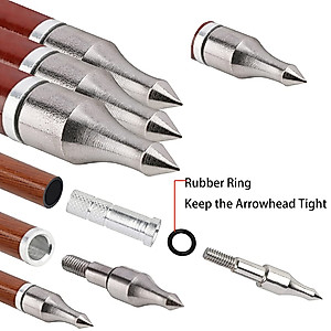 wolfman 30" Archery Carbon Arrows Spine 500 600 Hunting Arrows with 4” Turkey Feather Targeting Arrows for Compound & Recurve &Traditional Bow 6/12pcs (12pcs + Tube, Spine 500)