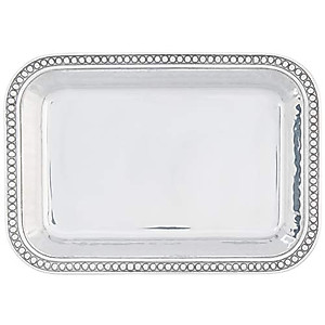 Wilton Armetale Flutes and Pearls Rectangular Baking Dish, 9-Inch-by-13-Inch