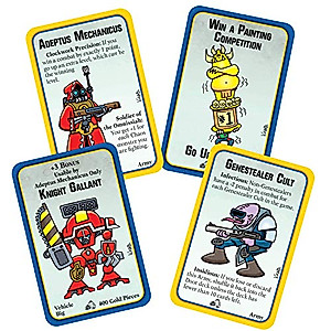 Steve Jackson Games Munchkin Warhammer 40,000: Cults and Cogs Card Game (Expansion) | 112 Cards | Adult, Kids, & Family | Fantasy Adventure RPG | Ages 10+ | 3-6 Players | Avg Play Time 120 Min