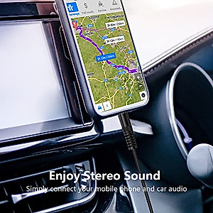 Pasow 3.5mm Stereo Audio Plug to Plug Cable Male to Male cable (15 Feet)