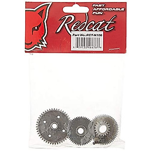 Redcat Racing RCT-H106 Steel Gear Set with 10T Pinion, 4 Gears (1-Set Needed for Each Axle)