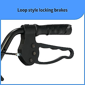 Medline Bariatric Heavy Duty Steel Rollator Supports up to 500 lbs, Strong, Comfortable Rolling Walker with 8 inch Wheels