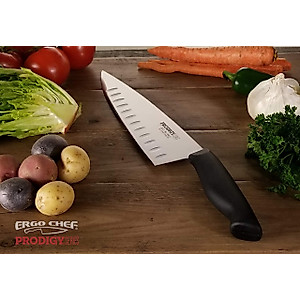 Ergo Chef Prodigy Series Chef’s Knife with Hollow Ground Edge, 10-inch