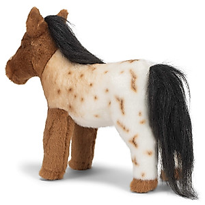 DEMDACO Quarter Horse Soft Blonde Palomino 10 inch Children's Soft Plush Stuffed Animal Toy