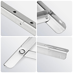 Mounting Bracket for 9000-30000BTU Condenser Ductless Mini Split Air Conditioner Heat Pump Systems, Support Condenser up to 450 lbs, Rust Free Stainless Steel