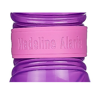 Custom Baby Bottle Labels for Daycare Pink Blue or Orange 4 Pack Sippy Cup Labels Personalized Bands