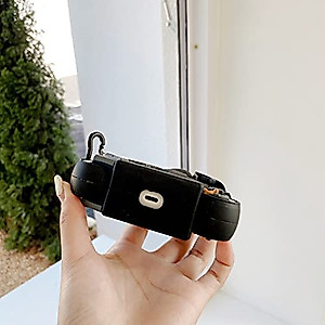 HENJI PVC Case for Beats Studio Buds, 3D Cute Cool Cartoons Rabbit Full Body Protective Cover with Keychain, Earphone Protective Case for Beats Studio Buds Charging Box Covers (Motorcycle)