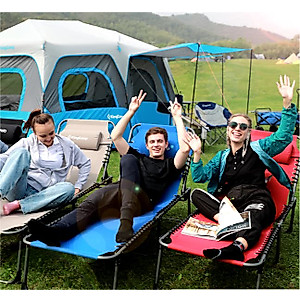 KingCamp KC2029 USVC1 Lounge Chairs, 4.8" x 23.2" x 14.5", Blue-2