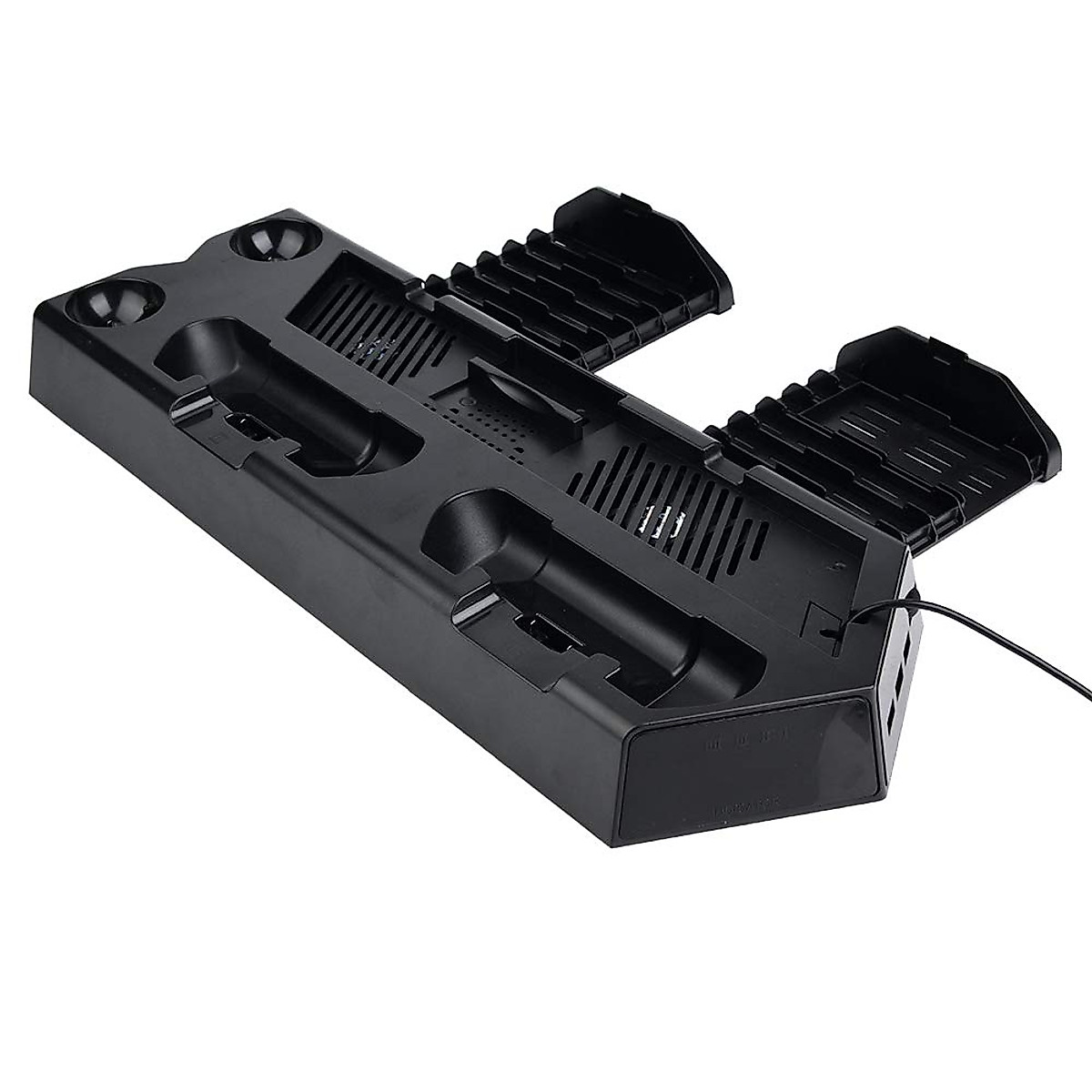 143 VR Charging Stand, Cooling Fan Station for PlayStation 4/ Slim/Pro - Showcase, Cool, and Display Your VR - PlayStation 4 Portable 3 in 1 Charging Station