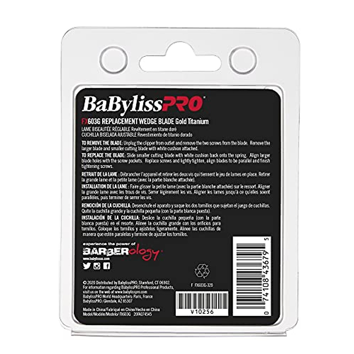 BaBylissPRO BaBylissPRO Barberology Gold Wedge Replacement Blade, 1 ct.