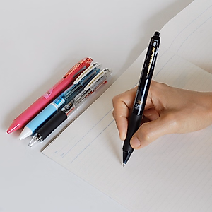 Uni Jetstream Multi Pen 0.7mm Ballpoint Pen and 0.5mm Mechanical Pencil, Black Transparent Body (MSXE460007T24)